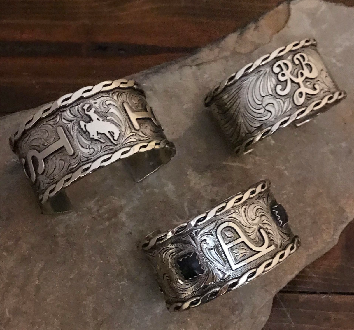 CU-THICK ROPE CUSTOM THICK ROPE CUFF – Lone Star Silversmith